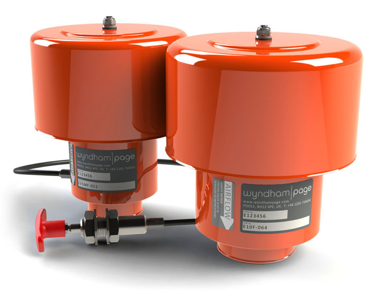 E, E-M, EF/EFM, ET mechanical air intake shut down valves